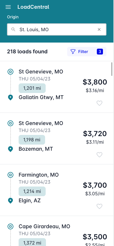 Saved Filter Sets for LoadCentral – TrueNorth